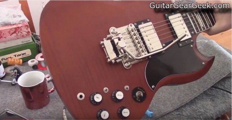 Stetsbar Tremolo Setup Guitar Intonation SG Project Part 4 | Guitar ...