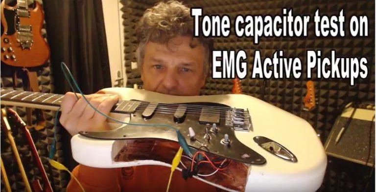 Guitar Tone Capacitors - Testing Values for an EMG Strat Pickguard ...
